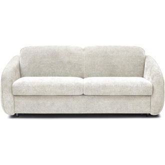 Habitat et Jardin Habitat Et Jardin - Express-Schlafsofa Laurie aus Strukturstoff - 140 cm Bett - 3 Pl&auml;tze - Beige