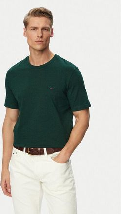 Tommy Hilfiger T-Shirt Ess Seasonal MW0MW39995 Gr&uuml;n Regular Fit