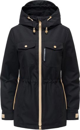 Marikoo Damen Parka &Uuml;bergangsjacke Sohaa mit Kapuze