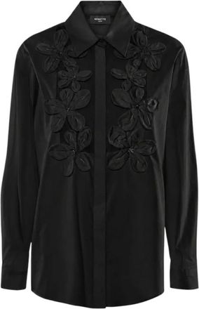 Nenette Femme, Blouses et Chemises, Noir, Taille: 44 FR Chemises