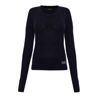 Dsquared2 Wollpullover mit Rollkragen - - Knitwear - Damen - Blau - M