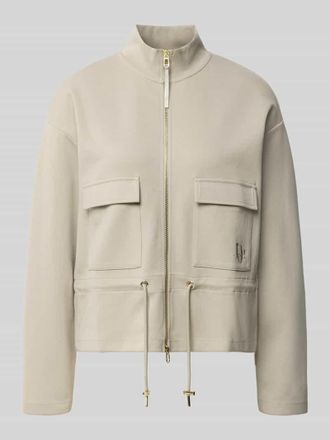 Joop Regular Fit Sweatjacke aus Baumwoll-Mix