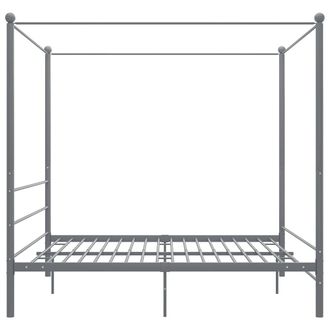 Generic Schwarz Pulverbeschichteter Himmelbettrahmen aus Metall - Modernes Design, Zum Aufh&auml;ngen von Vorh&auml;ngen, Geeignet f&uuml;r Schlafzimmer (200 x 200 cm)