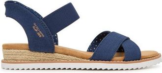 Skechers Sandalen BOBS Desert Kiss - Golden Lily 114418/NVY Dunkelblau