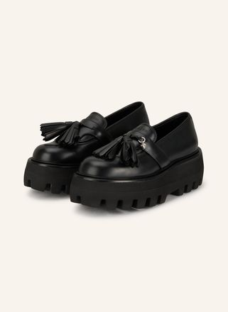 Alexander McQueen Mcqueen Plateau-Loafer Sofa schwarz