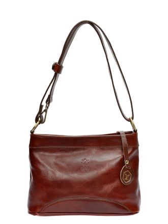 Luisa Vannini Kastanienbraun Rindsledertasche