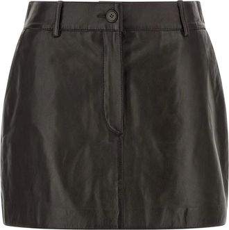 P.A.R.O.S.H. P.a.r.o.s.h. - Maciock26 Mini Jupe - Femme - Jupes - Brun - Taille: 40 FR