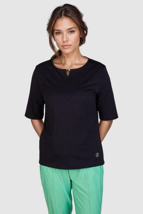 Navigazione Print-Shirt (1-tlg) mit geschlitztem Ausschnitt