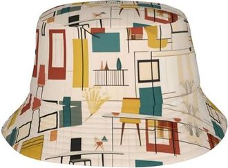 Generic Chapeau De Godet Image Moderne du Milieu du Si&egrave;cle Chapeaux De Visi&egrave;re Mode &Eacute;t&eacute; Bonnet Soleil, pour La Randonn&eacute;e, Le Camping, Chasse, 56-58cm