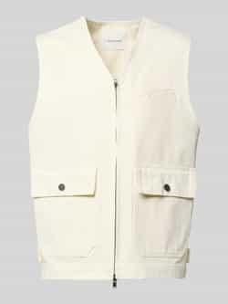 Wood Wood Weste mit Zweiwege-Rei&szlig;verschluss Modell Bow