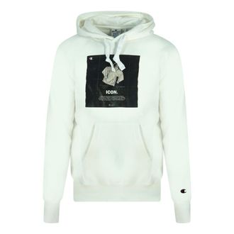 Champion Kapuzenpullover f&uuml;r Herren, Logo (Wei&szlig;)