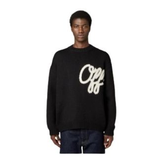 Off-white Herren, Strickwaren, Schwarzk, MGr&ouml;&szlig;e