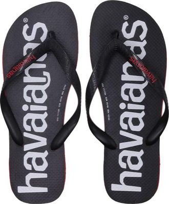 Havaianas Unisexs Top Logomania 2 Flip-Flop, rubinrot, 33/34 EU