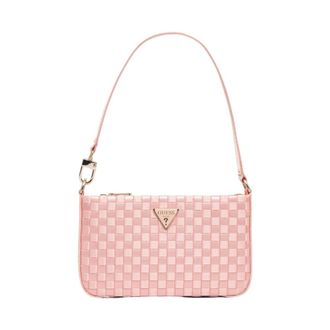 Guess Twiller Mini Top Zip Shoulder - Femme - Sacs - Rose - Taille: ONE Size