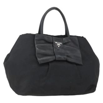 Prada Sac &agrave; main vintage en nylon Pre-owned - Femme - Pre-owned - Noir - Taille: ONE Size