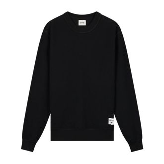 Arte Homme, Pulls, Noir, Taille: S Reversible Label Crewneck