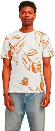 Jack & Jones Male T-Shirt All Over Print Rundhals T-Shirt