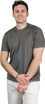 Montecore Homme, Tops, Vert, Taille: XL T-shirt &agrave; col rond