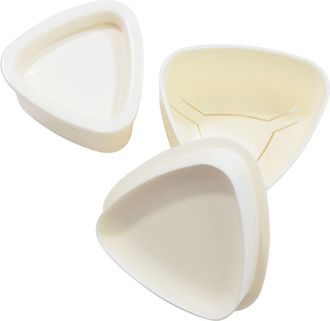 Torune Embossing triangular rice balls white type P-2169 [rice ball type clean triangular rice balls can be] by Torune