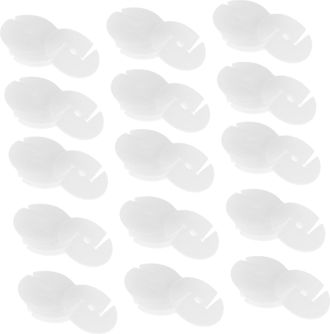 Soimiss 100 Stück Dreiloch Sofa knopf dichtungen DIY Pull Buckle für Bettseiten Fixierung Wiederverwendbar Robust und Rostfrei