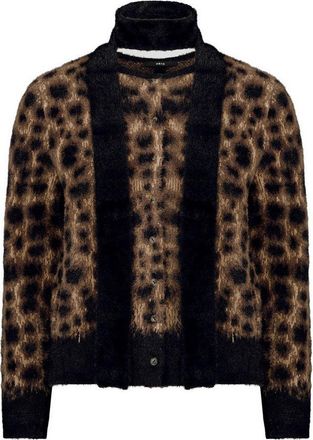 Zero Strickjacke Damen mit Jacquard (1-tlg) Material