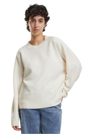 Urban Classics Ladies Soft Oversized Sweater S whitesand