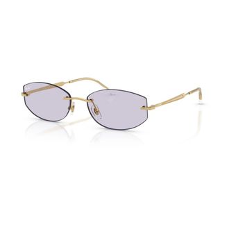 Ray-Ban Lunettes de soleil g&eacute;om&eacute;triques sans monture - unisex - Accessoires - Jaune - Taille: 55 MM