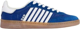 Dsquared2 Homme, Chaussures, Bleu, Taille: 44 EU Baskets Basses &agrave; Lacets