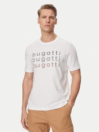 Bugatti T-Shirt 8350-15042E Wei&szlig; Regular Fit