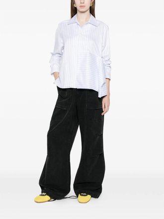 J.W.Anderson Striped Panel Shirt - White