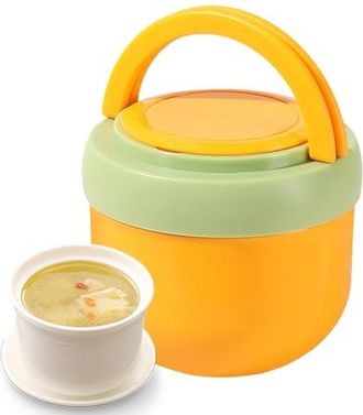 Generic R&eacute;cipient &agrave; soupe isotherme, bocal anti-fuite &agrave; large goulot avec cuill&egrave;re, bol &agrave; soupe isotherme pour aliments chauds | pour les affaires, le bureau,
