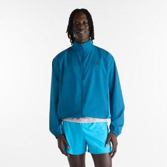 New Balance Herren Fast Days Jacket in Blau, Polywoven, Gr&ouml;&szlig;e XL