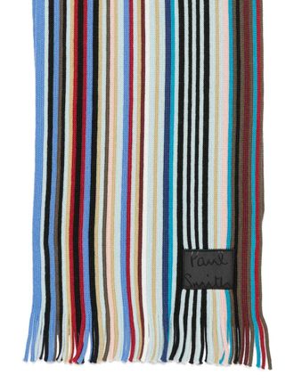 Paul Smith Artist Stripe Scarf - Royal Blue