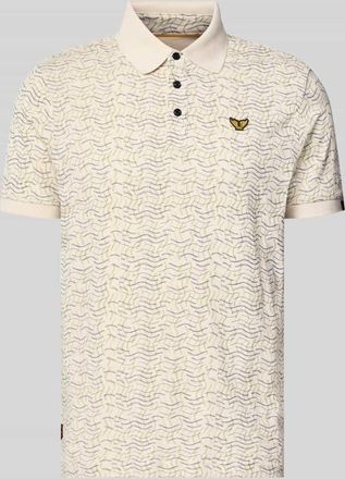 PME Legend Slim Fit Poloshirt im Allover-Look