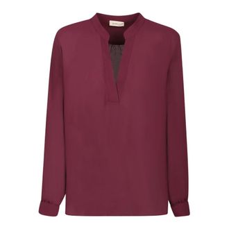 Blanca Vita Georgette Tunika - - Blouses & Shirts - Damen - Rot - 3XL