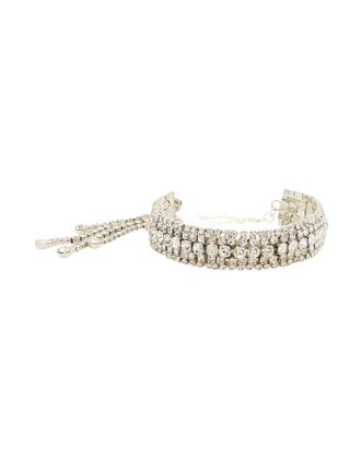 8 by YOOX RHINESTONES FRINGES BRACELET