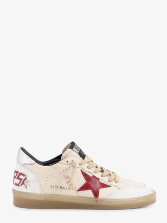 Golden Goose Ballstar leather sneakers with iconic side logo - GOLDEN GOOSE DELUXE BRAND - gender_Man