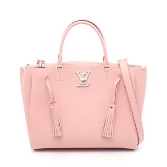 Louis Vuitton Pre-owned Lockme 2way Leder Handtasche - - Pre-owned - Damen - Rosa - ONE SIZE