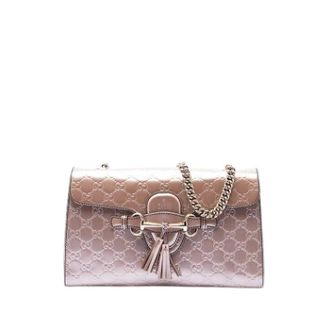 Gucci Sac port&eacute; &eacute;paule Emily Pre-owned - Femme - Pre-owned - Rose - Taille: ONE Size