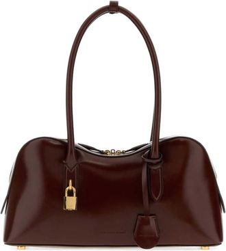 Stella McCartney Femme, Sacs, Brun, Taille: ONE Size Ryder Medium Bag Eco Micely Shiny Alter Mat