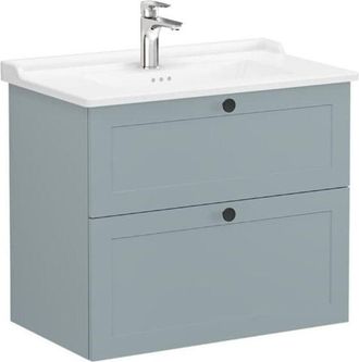 Vitra Badm&ouml;bel mit Waschbecken Root 80x67x46 cm mattgr&uuml;n (ROOTC80GINTC) - Vitra