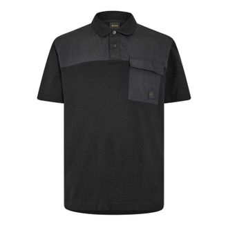 HUGO BOSS Poloshirt f&uuml;r Herren (Schwarz)