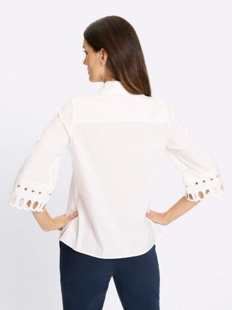 Heine Klassische Bluse Bluse 3/4-Arm