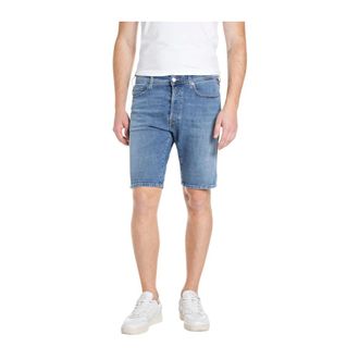 Replay Homme, Shorts, Bleu, Taille: W31 Rbj.981 Tapered-fit Shorts