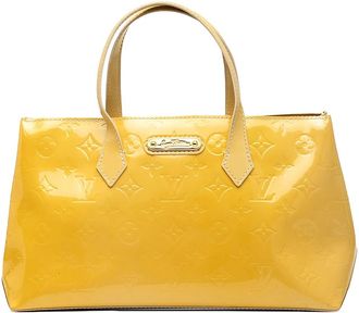 Louis Vuitton Crossbody Bags - Monogram Vernis Wilshire PM - Gr. unisize - in Gelb - f&uuml;r Damen