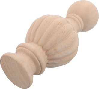 Valiclud Dekorative Holzschnitzereien Keulenf&ouml;rmige Spindeln H&ouml;lzerne Treppengel&auml;nder Endst&uuml;cke Gardinenstangen Endst&uuml;cke H&ouml;lzerne Pfosten Dekorative