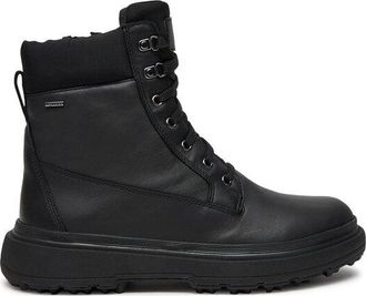 Geox Schnürstiefeletten D46XMB 08511 C9999 Schwarz