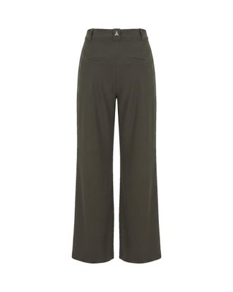 Patrizia Pepe Wide-Leg Palazzo Trousers - Green