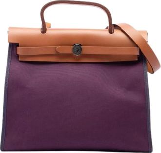 Herm&egrave;s Pre-owned Herbag Zip 31 - Femme - Pre-owned - Violet - Taille: ONE Size