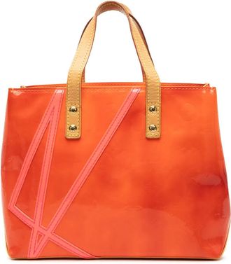 Louis Vuitton Crossbody Bags - x Robert Wilson Monogram Vernis Fluo Reade PM - Gr. unisize - in Orange - f&uuml;r Damen